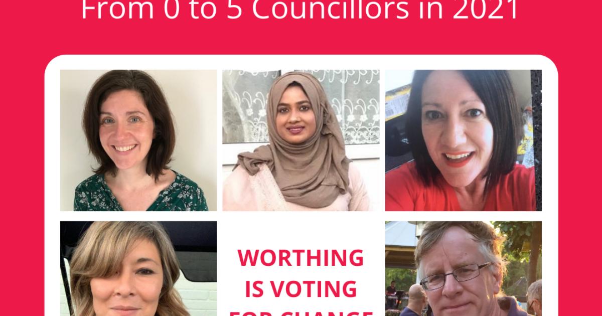 County Council Winners - Worthing West Labour